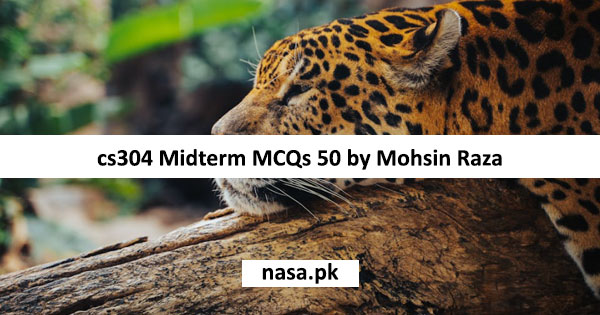 CS304 Midterm MCQs 50 by Mohsin Raza CS304 Midterm MCQs 50 by Mohsin Raza